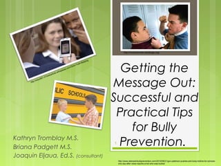 Successful and Practical Tips for Bully Prevention | PPT