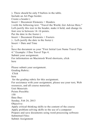 fAssignment NameUnit 2 Individual ProjectDeliverable Length.docx