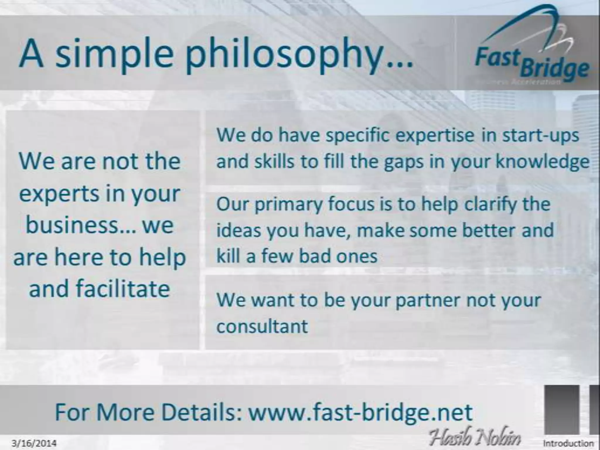 Fast Bridge Story | PPT