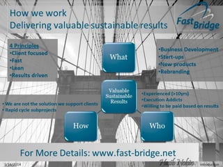 Fast Bridge Story | PPT