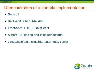 Fast end-to-end-tests | PPT