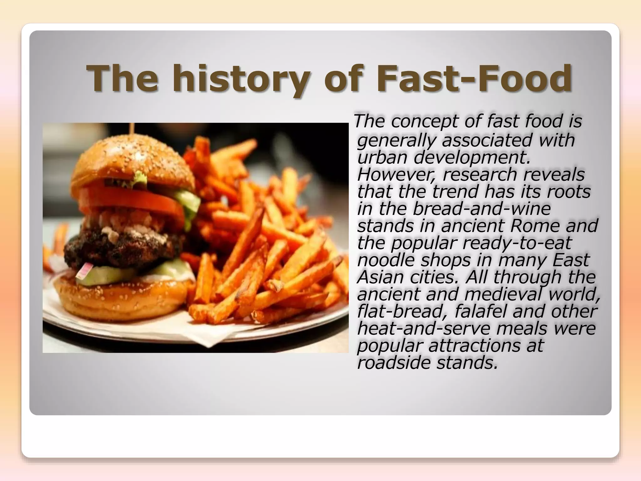 Fast food-benefits-and-health-risks | PPT