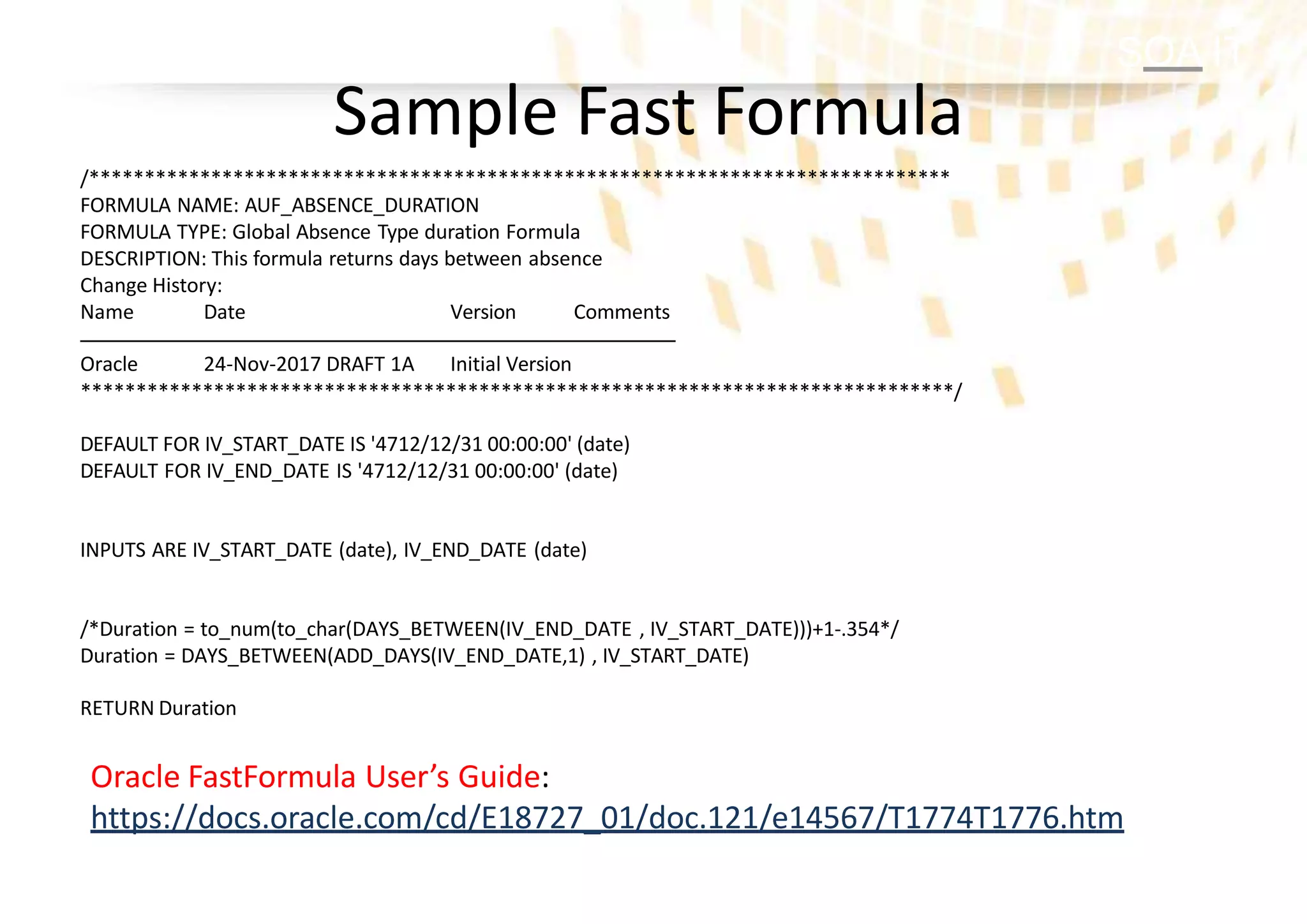 Fast Formula In Oracle Cloud Hcm Pptx