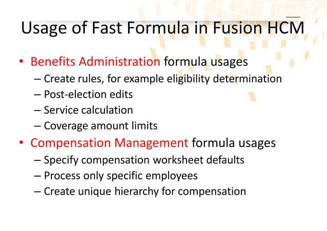 Fast-Formula-in-Oracle-Cloud-HCM.pptx | Databases | Computer Software ...