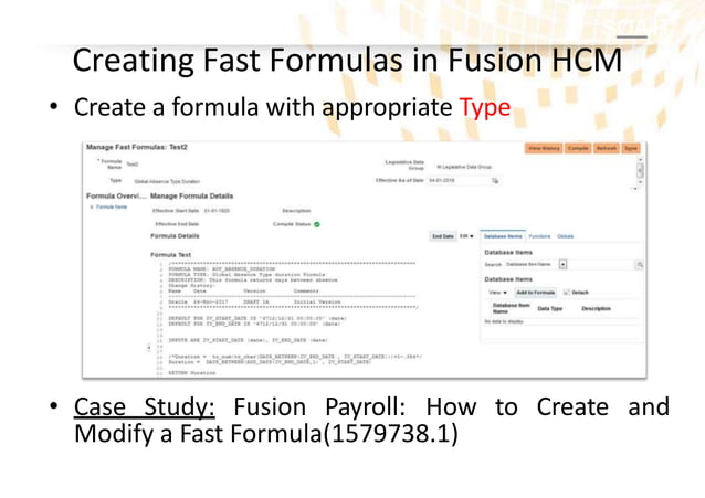 Fast Formula In Oracle Cloud Hcmpptx