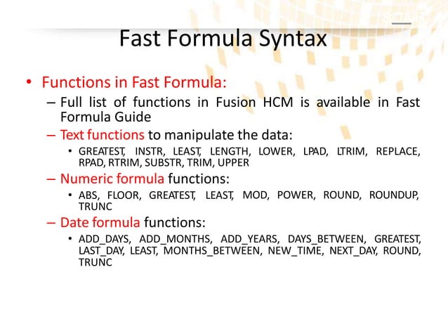 Fast-Formula-in-Oracle-Cloud-HCM.pptx | Databases | Computer Software and Applications