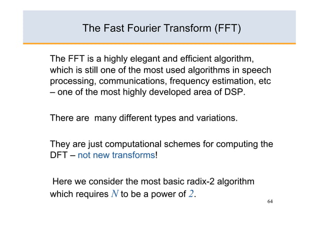 Fast Fourier Transform | PDF | Physics | Science