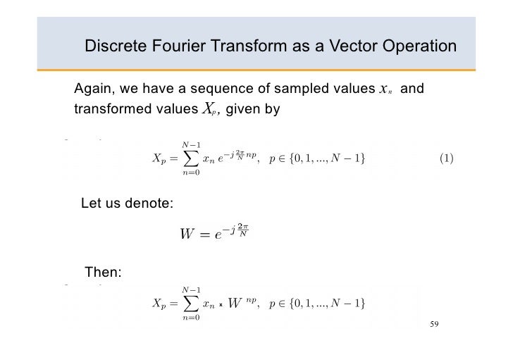 Fast Fourier Transform 