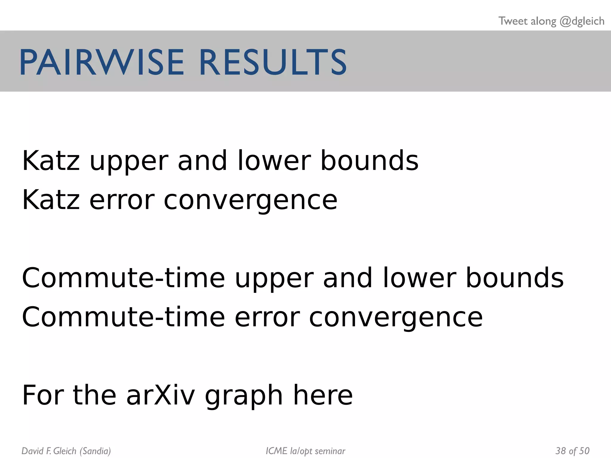 Fast katz-presentation | PPT