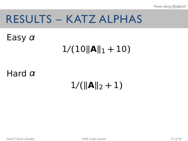 Fast katz-presentation | PPT