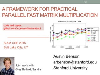 fast-matmul-cse15 | PPTX