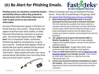 Fast-Teks 20 ways to protect your computer | PPTX