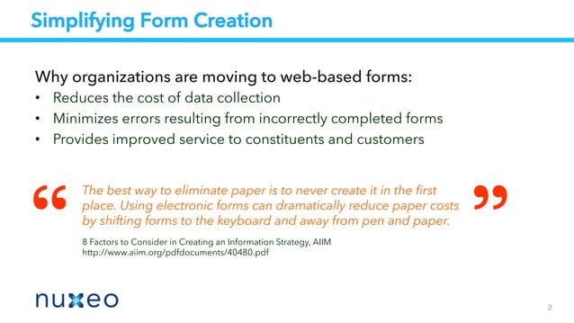 Building Form-Centric Applications with Nuxeo Studio | PPT