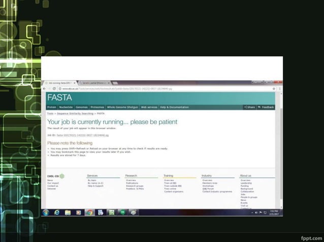 Fasta | PPTX | Databases | Computer Software and Applications