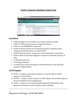 Fasta | DOCX