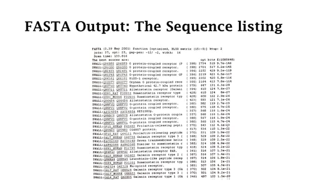 FASTA | PDF | Databases | Computer Software and Applications