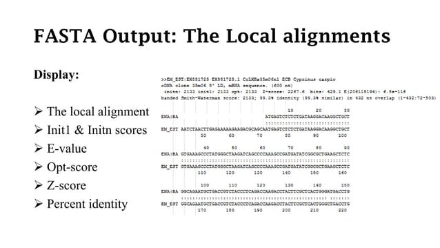FASTA | PDF | Databases | Computer Software and Applications