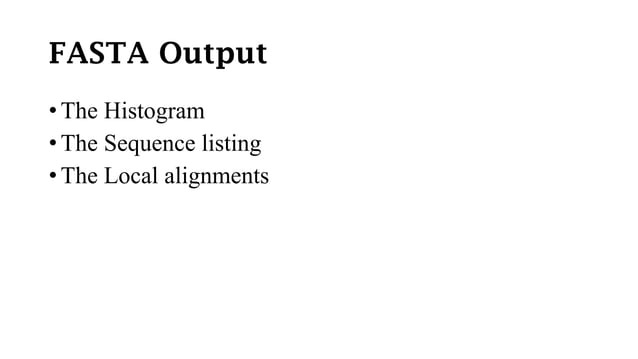 FASTA | PDF | Databases | Computer Software and Applications