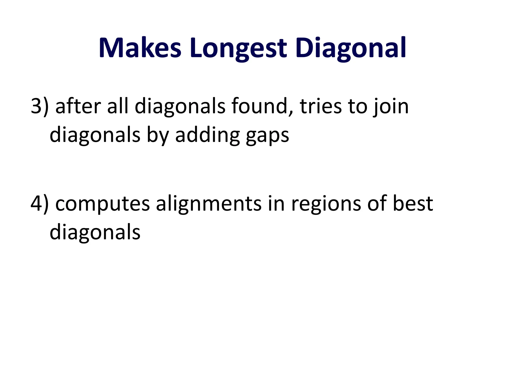 Fasta Steps Features Algorithm Result Etc Ppt