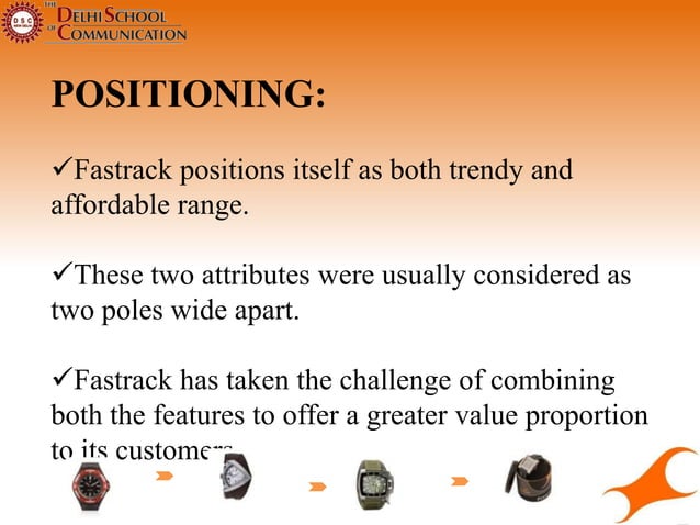 Brand Presentation - Fastrack Watches | PPTX