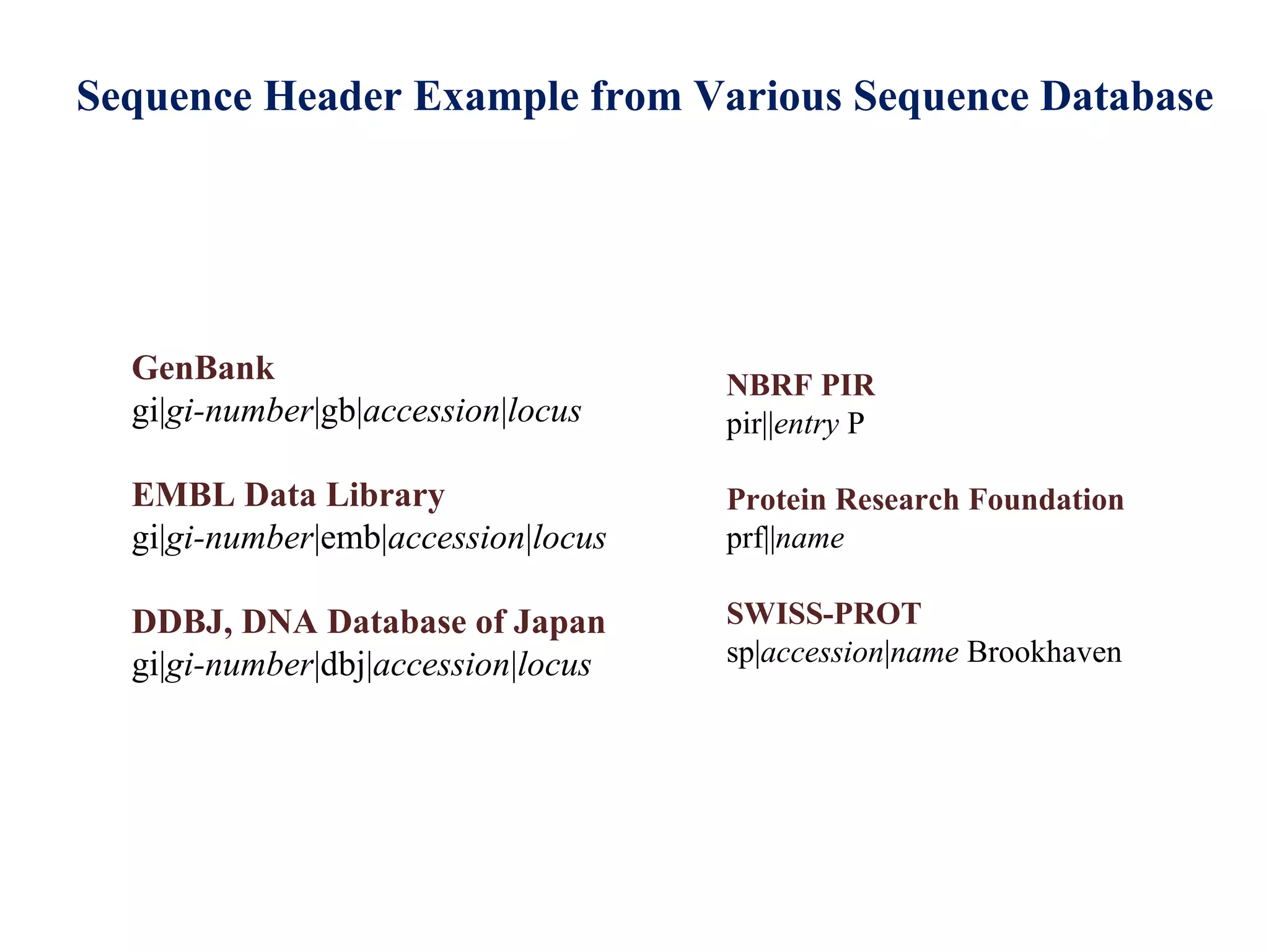 Fasta file extensions & meaning | PPT