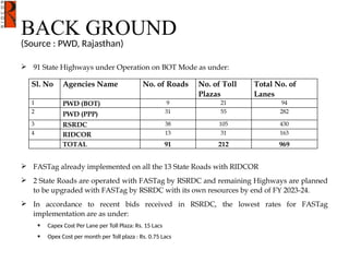 Fastag Process Flow for PWD and installation | PPTX