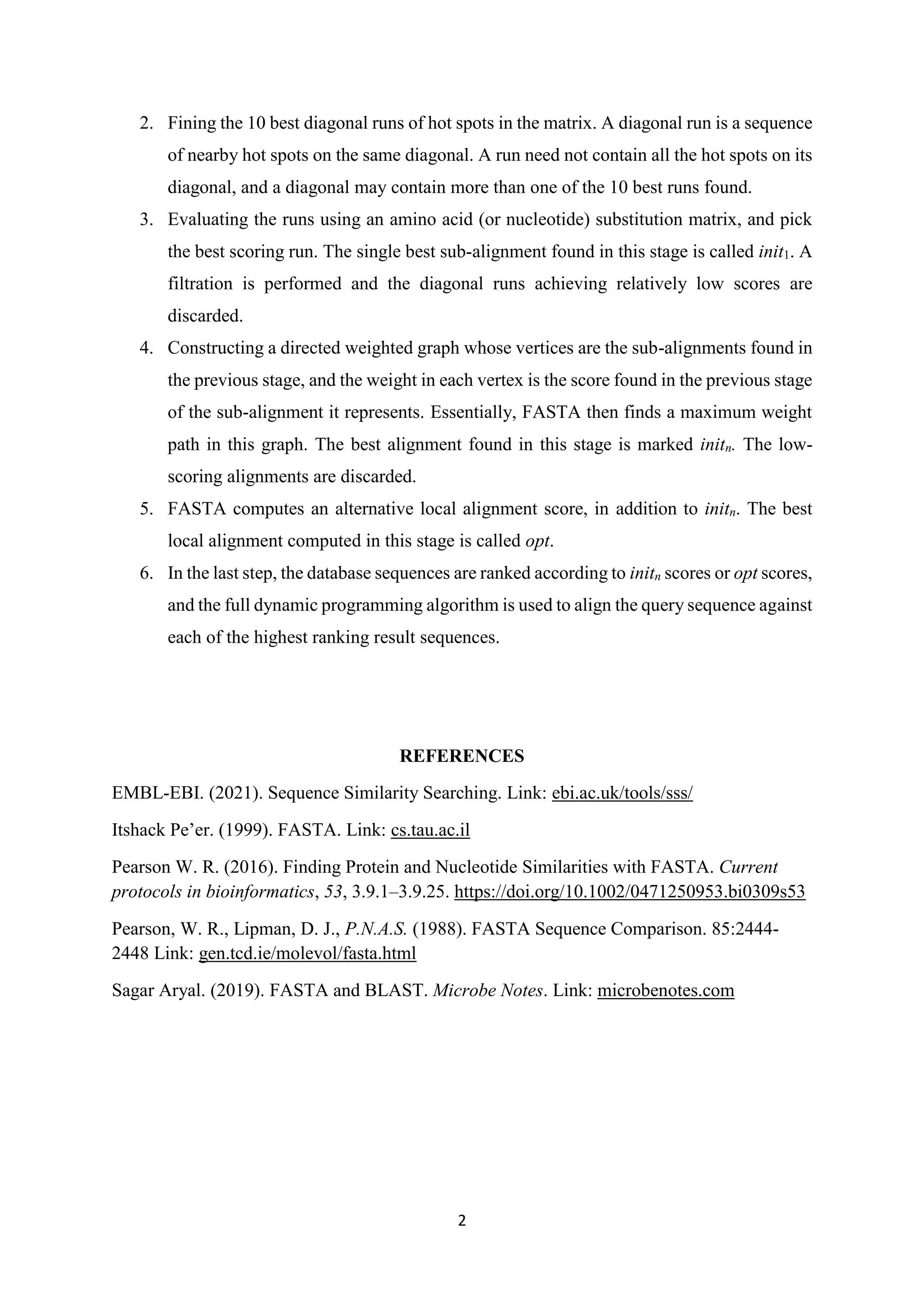 Fasta Homology Search Algorithm Pdf 