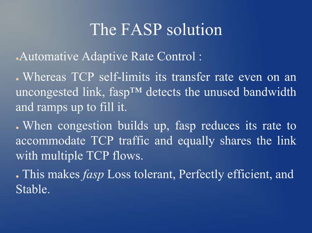 Fast And Secure Protocol Fasp Pptx Computer Networking Computing