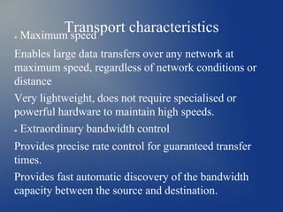Fast and secure protocol (fasp) | PPTX