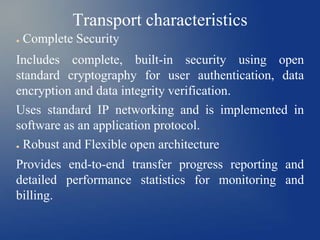 Fast and secure protocol (fasp) | PPTX