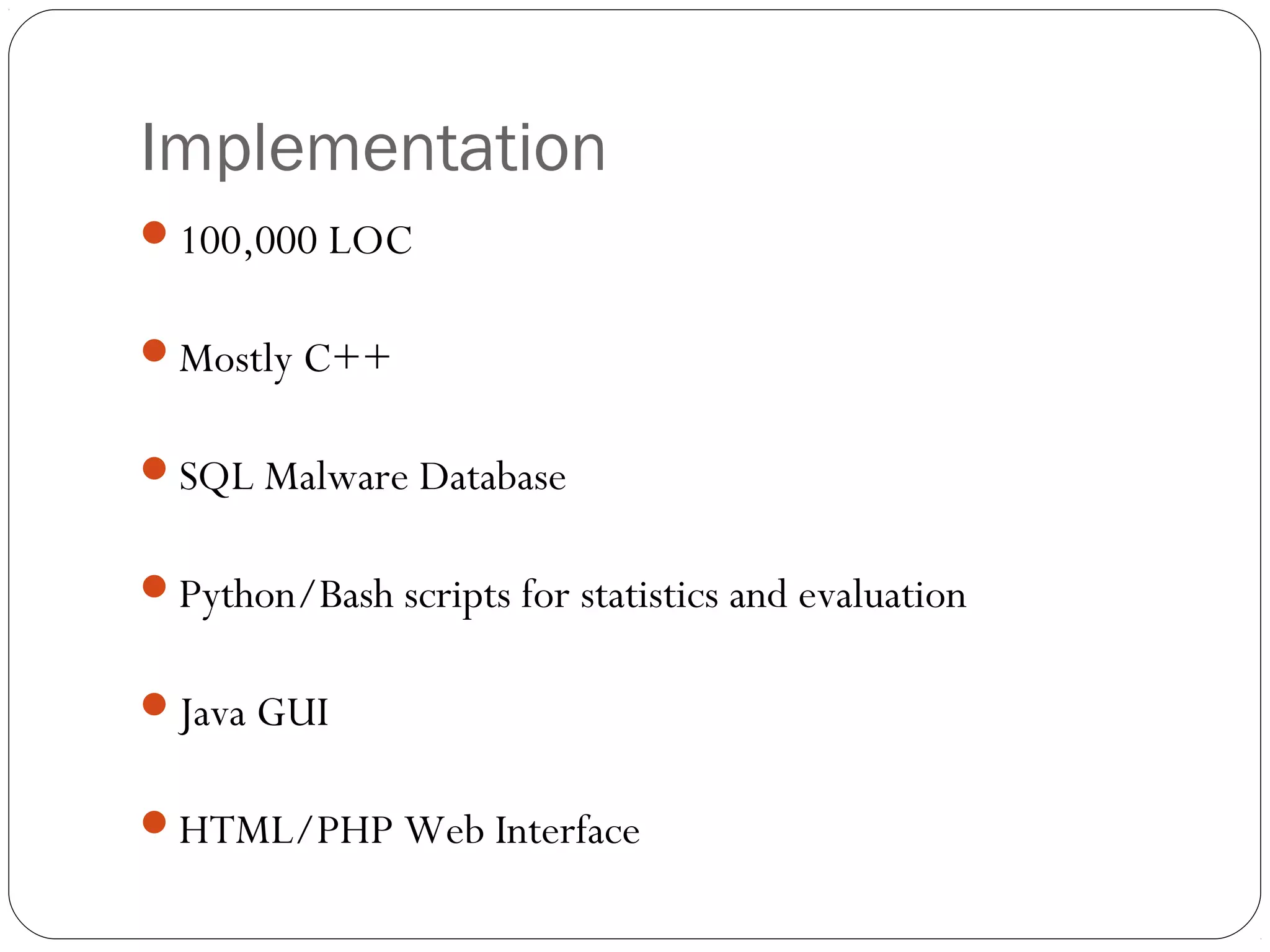 Fast Automated Unpacking and Classification of Malware | PPT