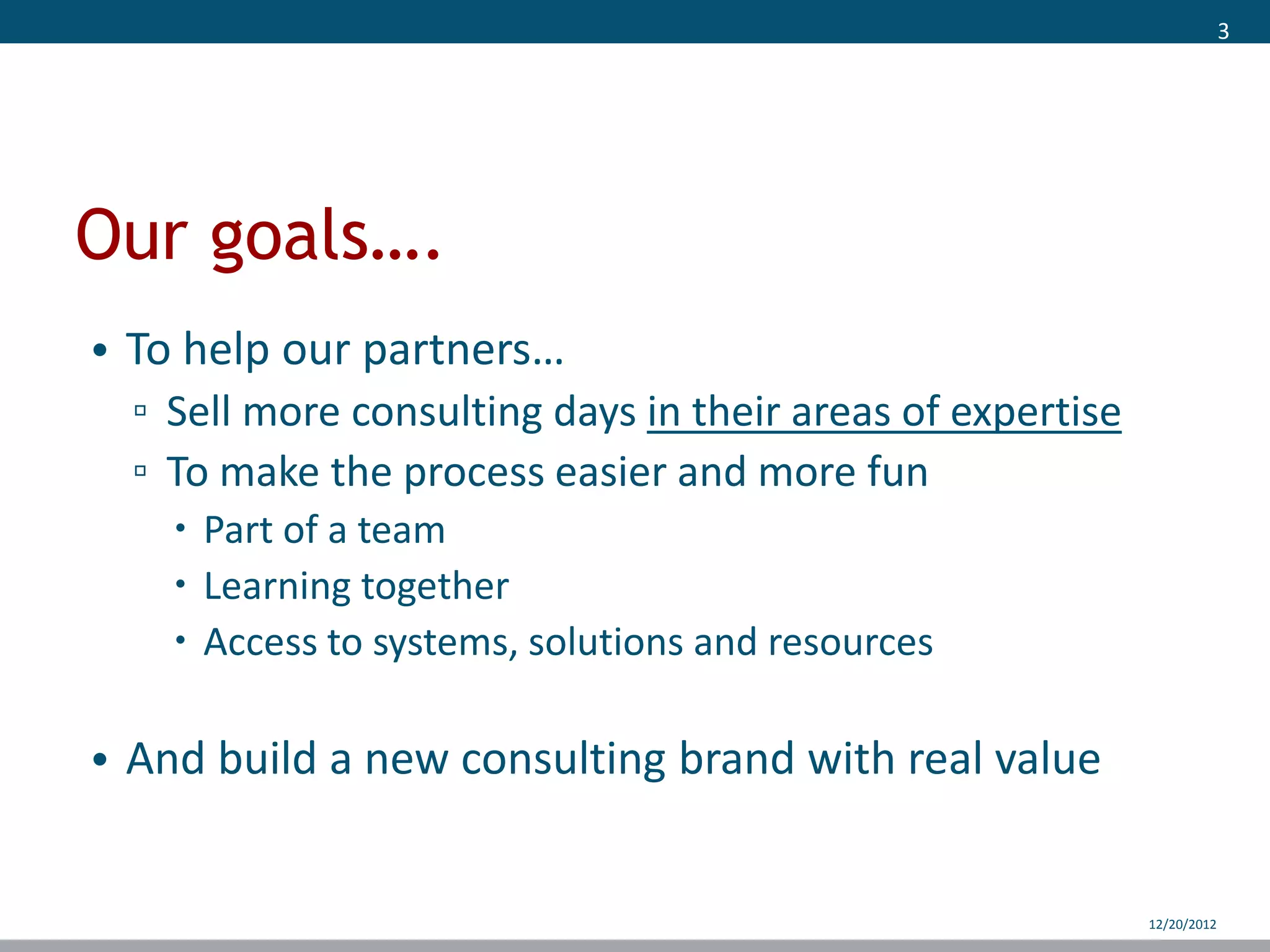 Independent consultants working together | PPT