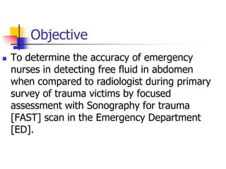 Fast by nurses ppt. | PPTX | First Aid | Injuries
