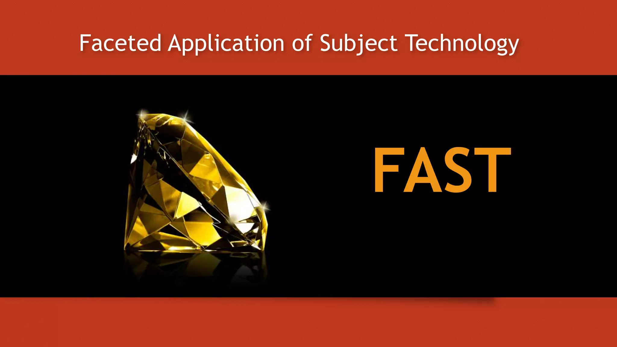 FAST : can it lighten the load, and what is the impact / Jenny Wright (BDS). | PPT