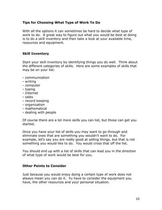 Fast cash now | PDF | Career Advice | Careers