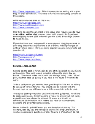 Fast cash now | PDF | Career Advice | Careers