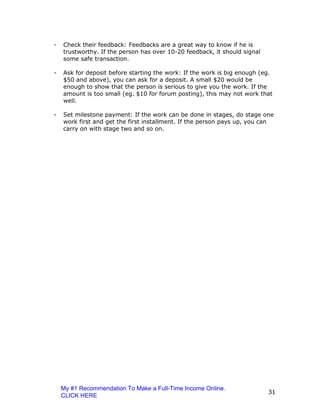 Fast cash now | PDF | Career Advice | Careers