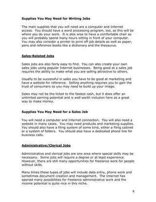 Fast cash now | PDF | Career Advice | Careers