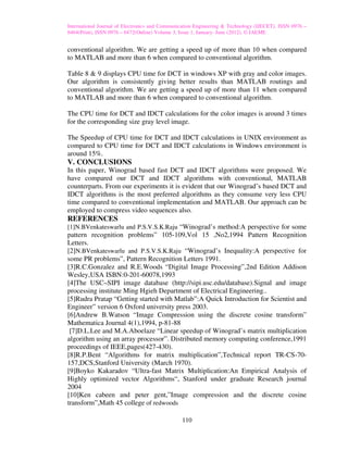 Fast dct algorithm using winograd’s method | PDF