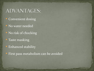 Fast dissolving oral films | PPT