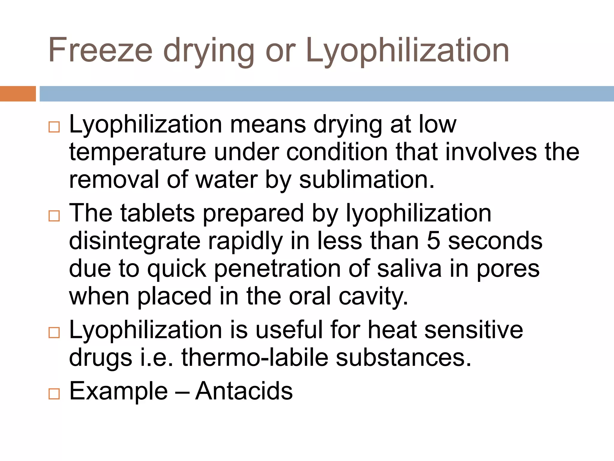 Fast dissolving tablets | PPTX