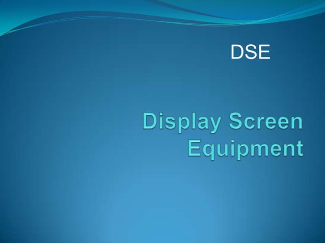 Fast dse & ergonomics | PPTX | Technology & Computing