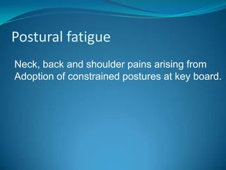 Fast dse & ergonomics | PPTX | Technology & Computing