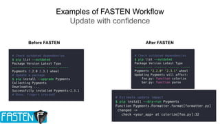 FASTEN presentation at FOSDEM 2022 : Making Dependency Management Intelligent | PPT