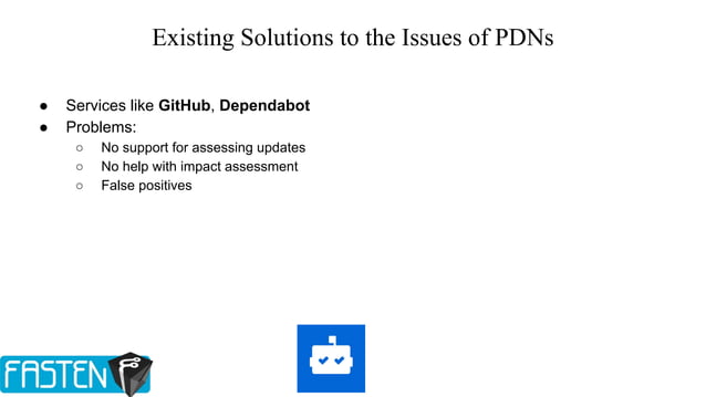 FASTEN presentation at FOSDEM 2022 : Making Dependency Management Intelligent | PPT