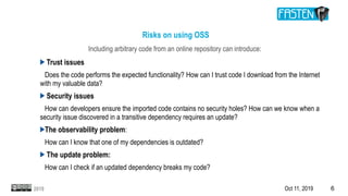 Fasten and Quartermaster presentation at FOSSCOMM, October 2019 in Lamia, Greece. | PPT