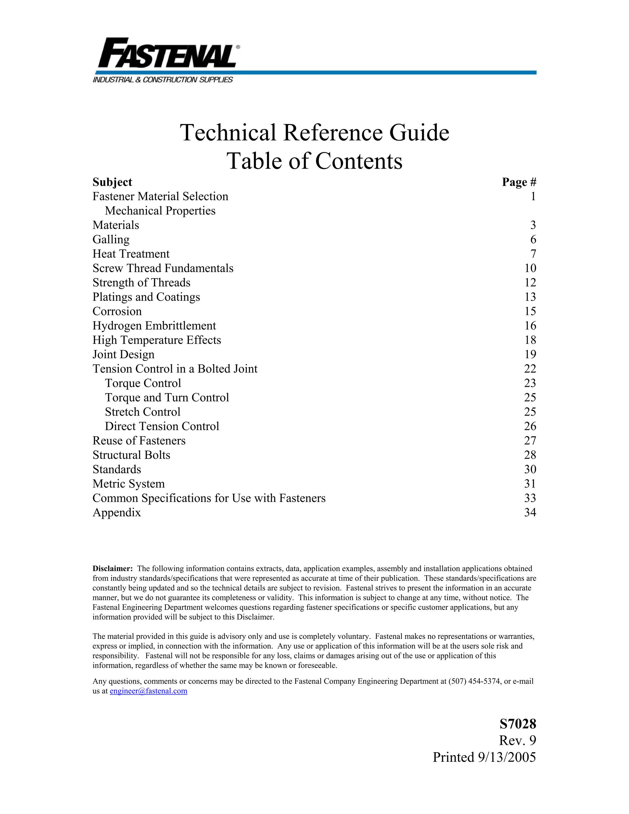 Fastener technicalreferenceguide | PDF