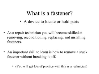 Fastener | PPT