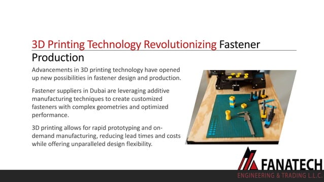 Fastener Evolution: Innovations Driving Efficiency in Dubai's ...