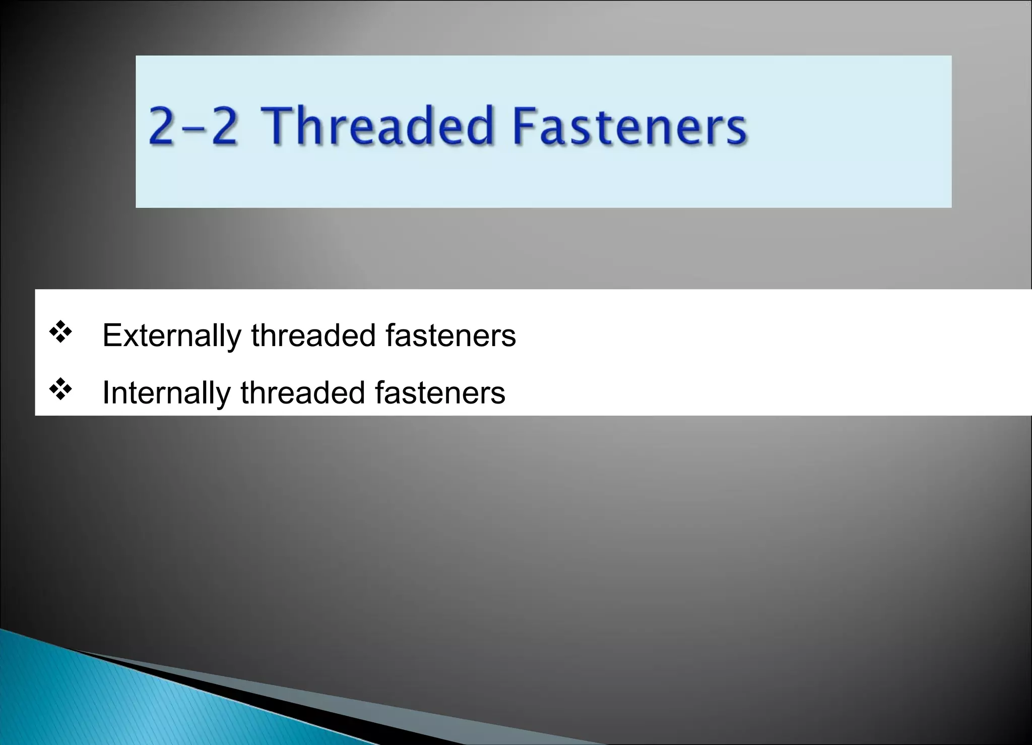 Fasteners & fastening | PPT